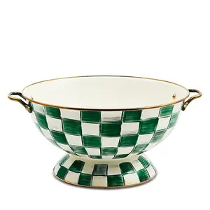 MACKENZIE-CHILDS Emerald Check Everything Bowl - No Color