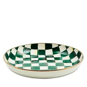 MACKENZIE-CHILDS Emerald Check Abundant Bowl - No Color