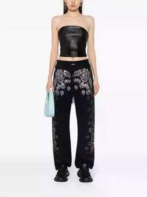 Amiri Crystal-embellished Bandana Track Pants