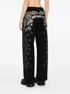 Amiri Crystal-embellished Bandana Track Pants