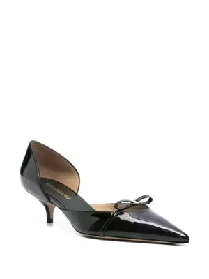 FERRAGAMO 50mm Bow-detail Pumps
