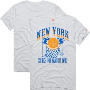 HOMAGE New York Knicks Hometown Edition Tri-blend T-shirt - Ash