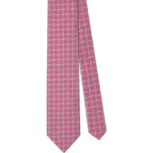 Robert Talbott Diamond Cube Necktie Pink