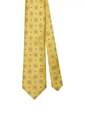 Robert Talbott Robert Talbott Flower Medallion Necktie Yellow