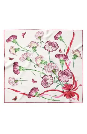 ELIZABETTA Dianthussilk Bandana Red