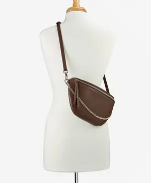 Gigi New York Beck Sling Bag - Chocolate