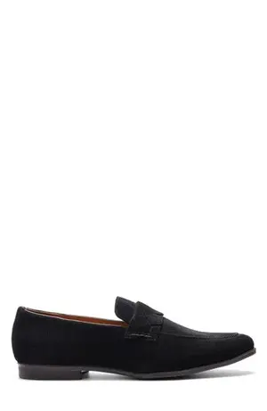 CARLOS BY CARLOS SANTANA Groove Weave Loafer - Black Suede