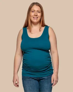 THE BSHIRT Maternity Vest - Teal