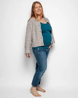 THE BSHIRT Maternity Vest - Teal