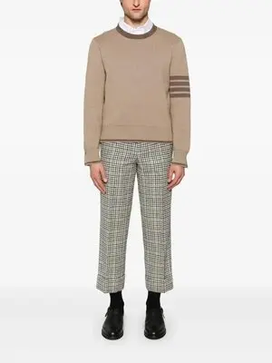 Thom Browne 4-bar Stripe Crewneck Sweater