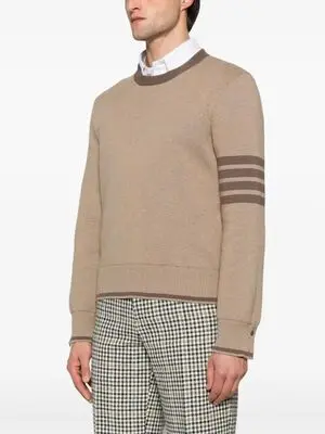 Thom Browne 4-bar Stripe Crewneck Sweater
