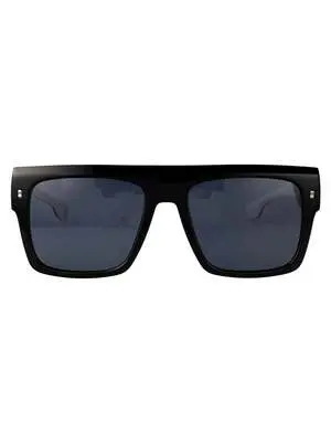Dsquared2 Full Rim Square Sunglasses - 80sir Black Whte