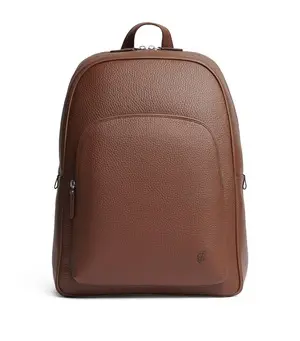 CARL FRIEDRIK Leather Ayrton Backpack - Brown