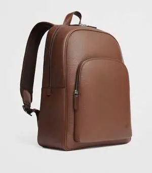 CARL FRIEDRIK Leather Ayrton Backpack - Brown