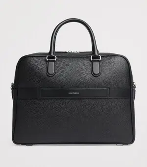 CARL FRIEDRIK Leather Dunloe Briefcase