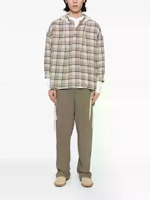 Undercover Checked Hoodie