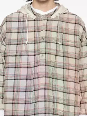 Undercover Checked Hoodie