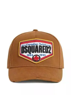 Dsquared2 Cotton Baseball Cap - Brown