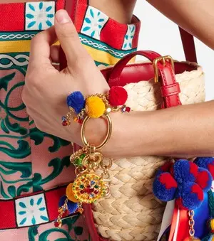Dolce & Gabbana Taormina Embellished Charm Bracelet