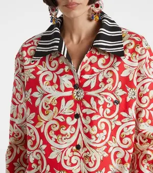 Dolce & Gabbana Printed Cotton Shirt