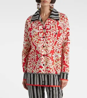 Dolce & Gabbana Printed Cotton Shirt