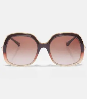 Chloé Leia Square Sunglasses - Brown