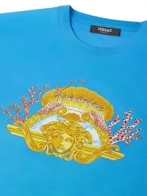 Versace Crystal Dive In Crest T-shirt