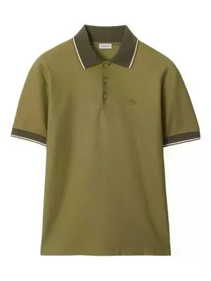 Burberry Cotton Polo Shirt - Green