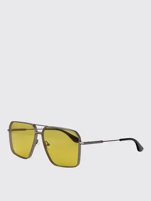 Alexander McQueen Full Rim Sunglasses - Yellow