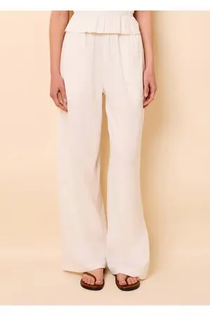Solid & Striped Monaco Linen Pant - White
