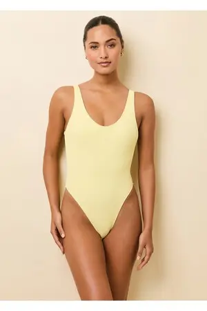 Solid & Striped Hailey One Piece - Neutral