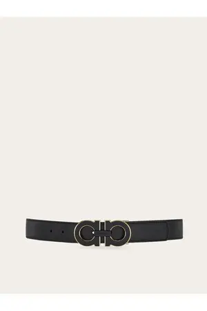 FERRAGAMO Reversible And Adjustable Gancini Belt