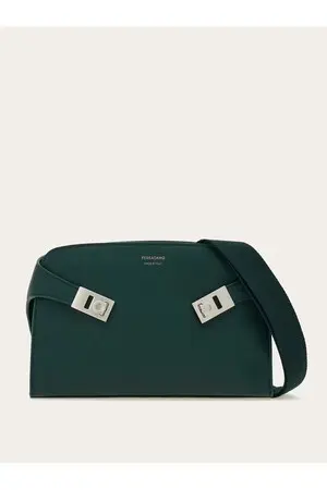 FERRAGAMO Hug Messenger Bag - Green