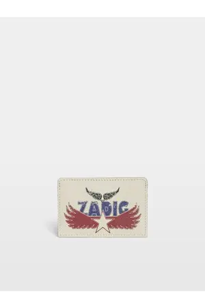 Zadig&Voltaire Zv Pass America Card Holder - Natural