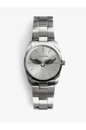 Zadig&Voltaire Wings Stainless Steel Watch - Silver