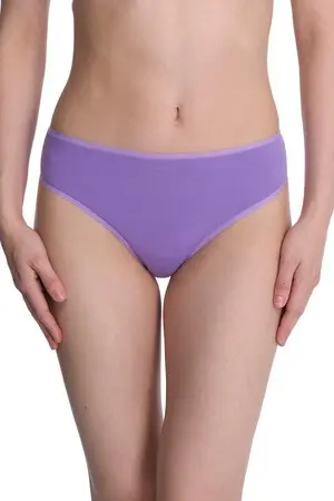Natori Bliss Bare Cotton Thong - Violet