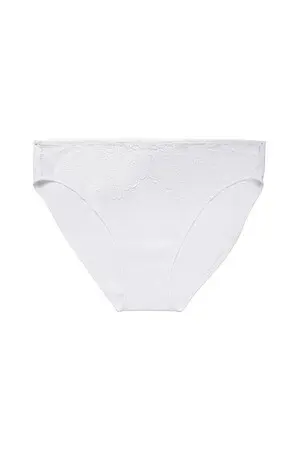 Natori Lace Bikini Bottom - White