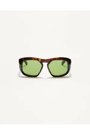 Valentino Garavani Valentino Garavani Rectangular Sunglasses Green