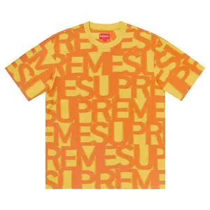 Supreme Spellout Short-sleeve Top - Yellow