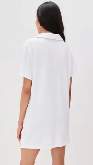 Polo Ralph Lauren Collared Terry Cloth Mini Dress