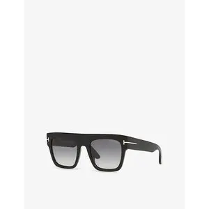 TOM FORD Square-frame Acetate Sunglasses - Black