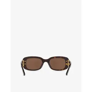 Balenciaga Bb0310sk Square-frame Tortoiseshell Sunglasses