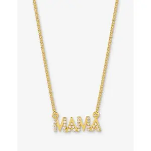RACHEL JACKSON Gemstone Mama Necklace - Gold