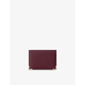 CARTIER Must De Double Leather Card Holder - Burgundy