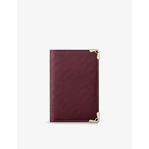 CARTIER Must De Leather Card Holder - Burgundy