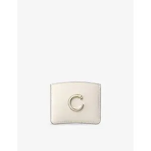 CARTIER Panthère De Simple Leather Card Holder - Salt White