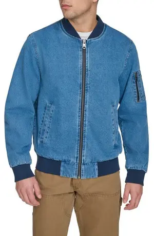 LEVI'S Western Denim Bomber Jacket