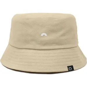 DALIX Rainbow Cotton Bucket Hat - Sesame Beige