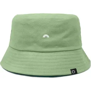 DALIX Rainbow Cotton Bucket Hat - Turf Green