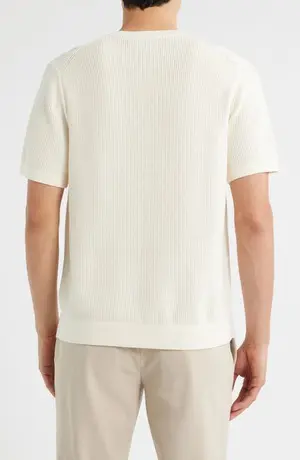 Theory Tactile Mesh Crewneck T-shirt